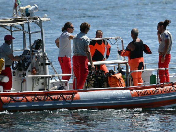 Experts start recovery of superyacht that sank off Sicily, killing 7 ... Experts start recovery of superyacht that sank off Sicily, killing 7 ...