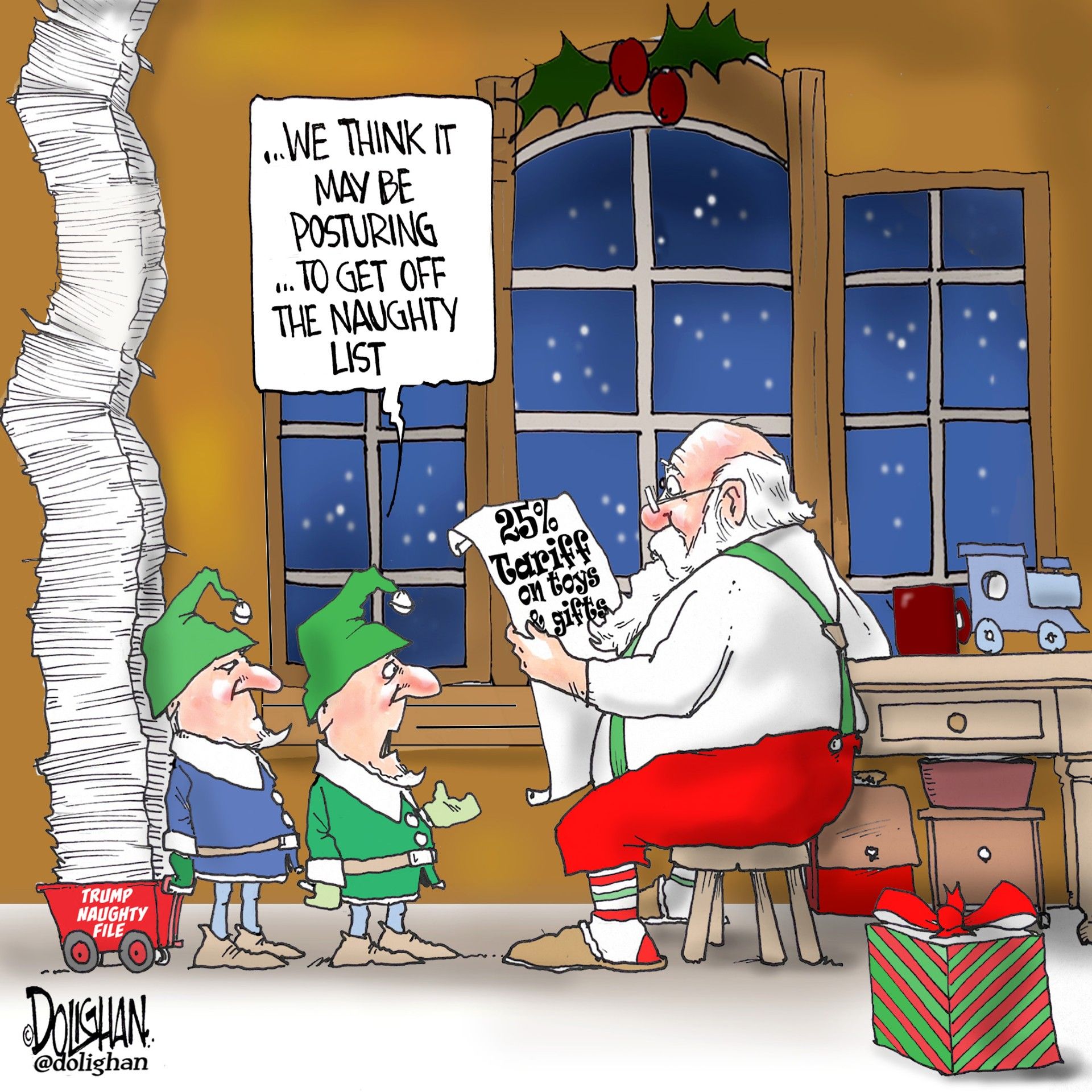 Tim Dolighan cartoon, Dec. 2, 2024 | Toronto Sun