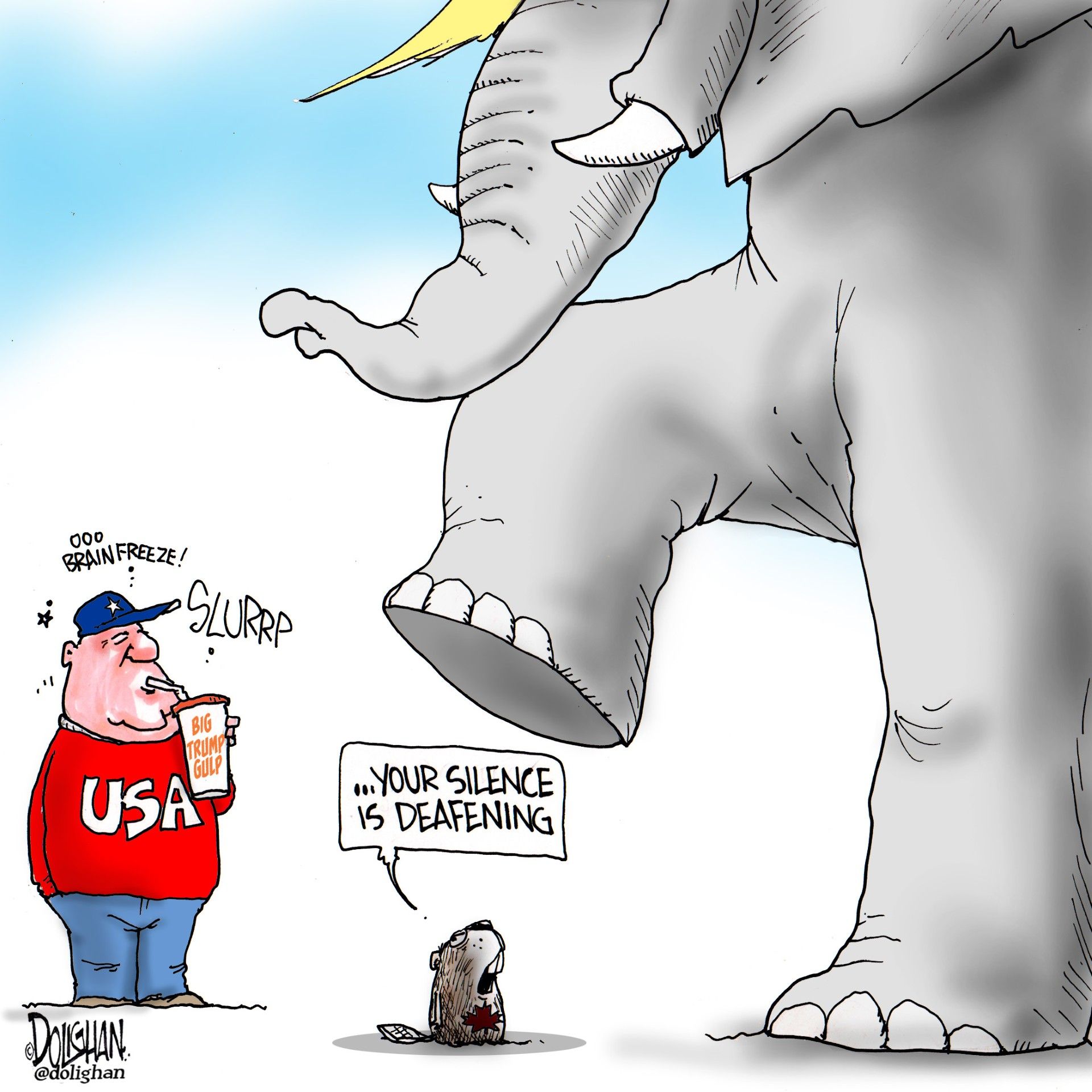 Tim Dolighan cartoon, Feb. 15, 2025 | Toronto Sun