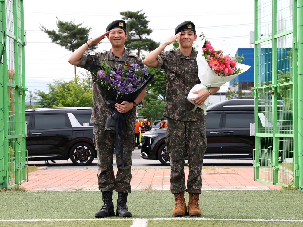 BTS looks to reunite as 2 more members finish their military service ...