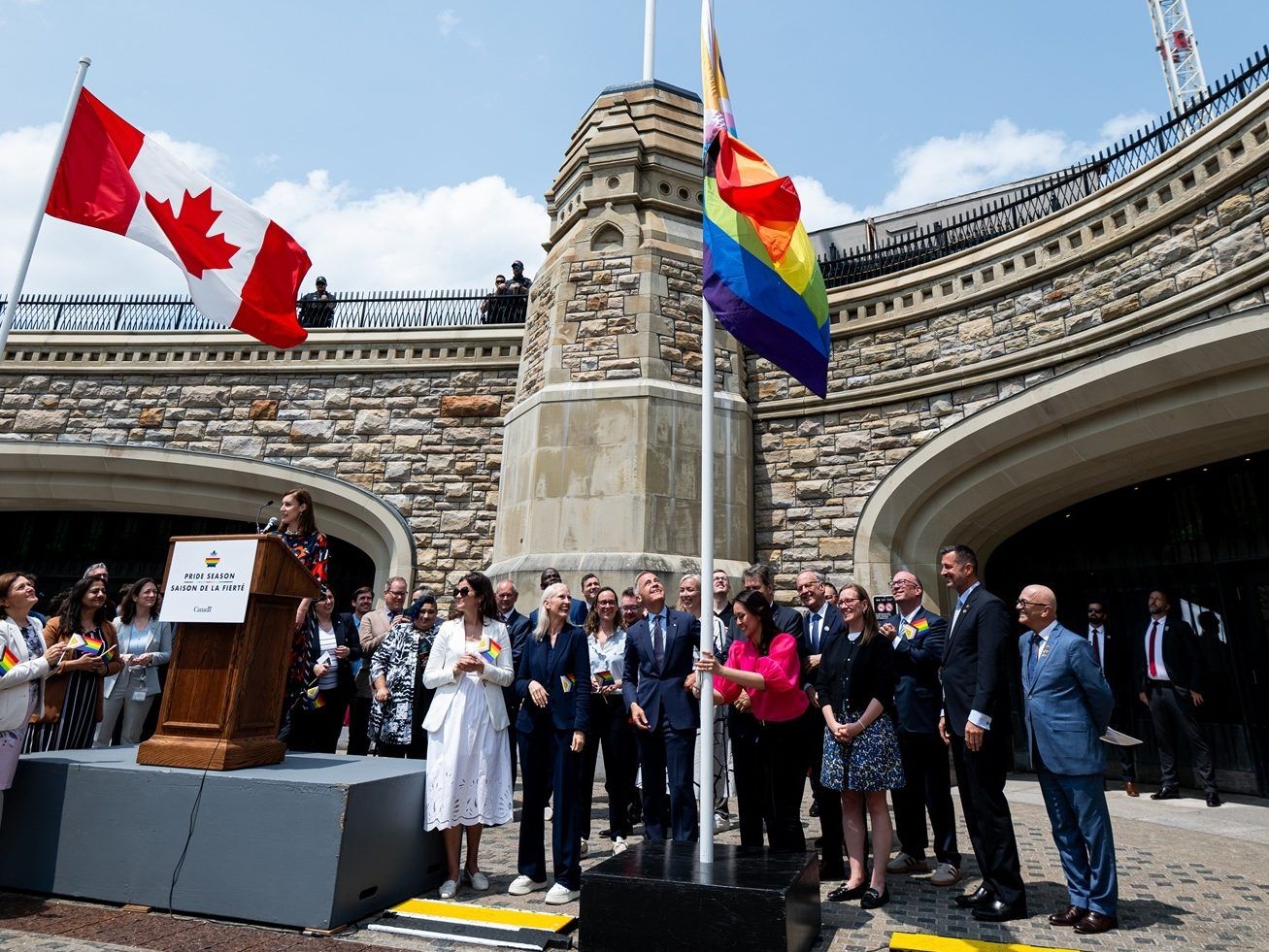 Carney, MPs attend Pride flag-raising on Parliament Hill | Toronto Sun