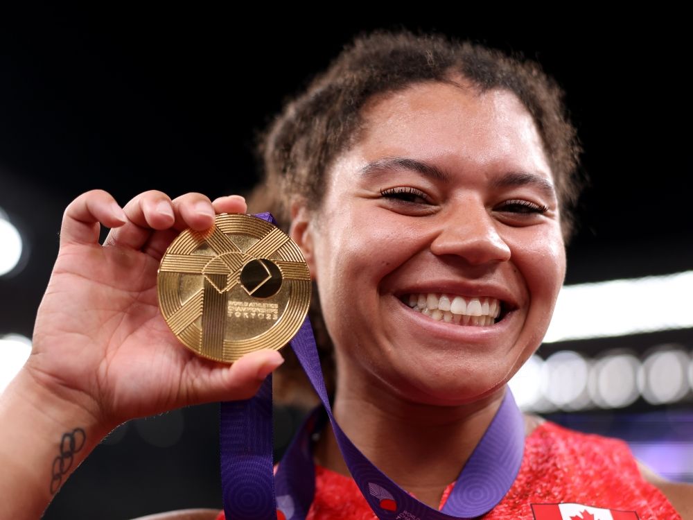 Camryn Rogers wins gold, sets Canadian hammer throw record | Toronto Sun