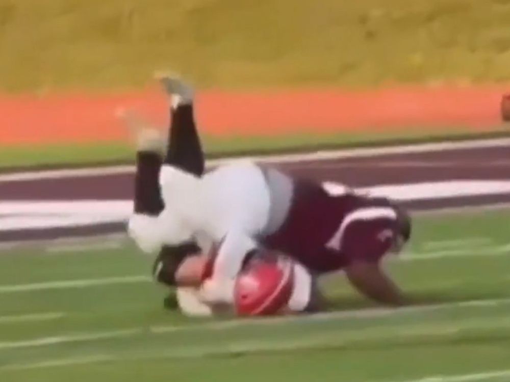 High school took 'decisive action' after viral football hit | Toronto Sun