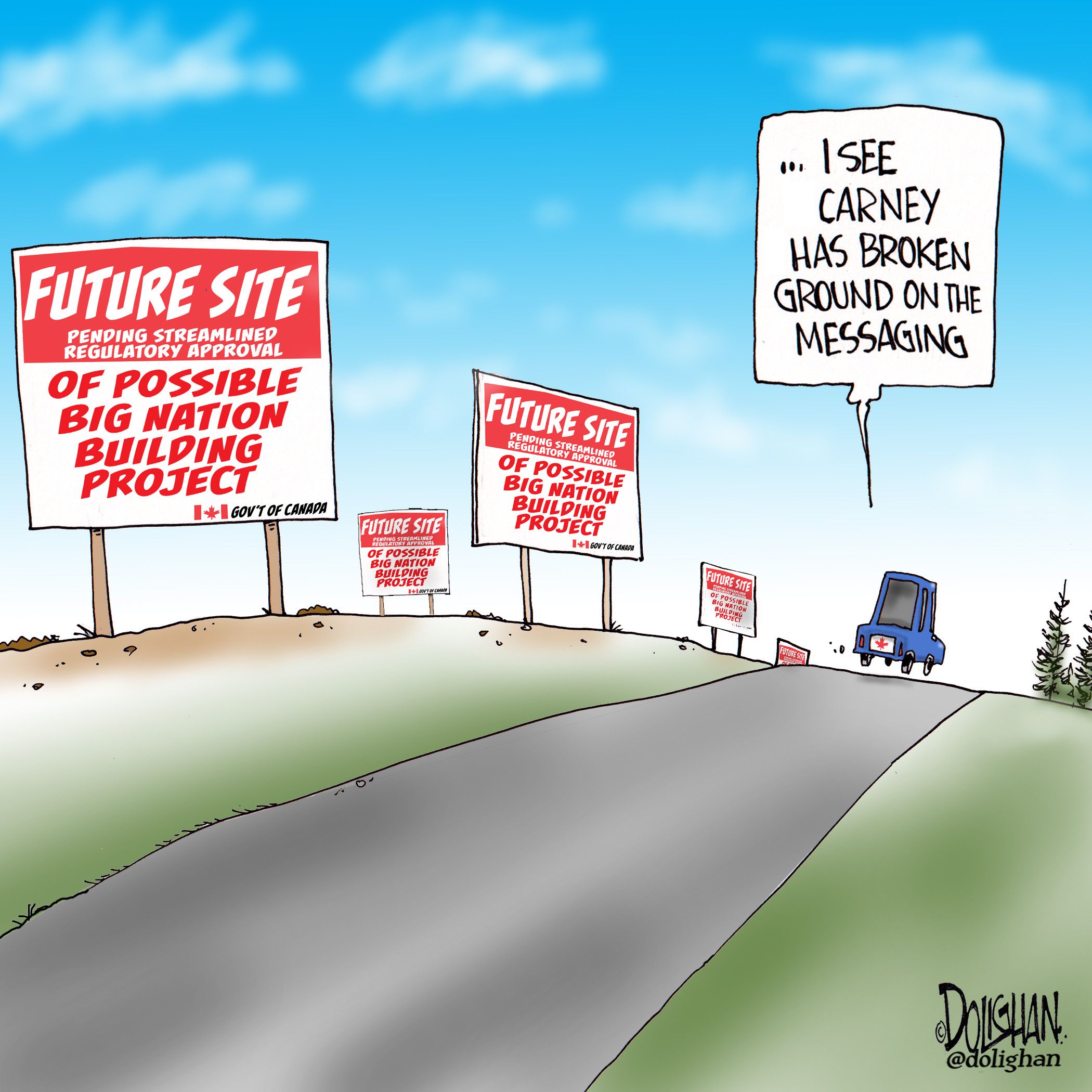 Tim Dolighan cartoon, Sept. 13, 2025 | Toronto Sun