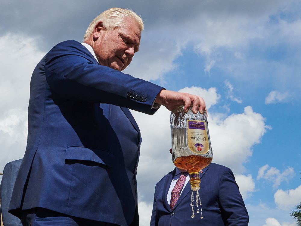 Ford 'can't wait' to remove Crown Royal from store shelves | Toronto Sun