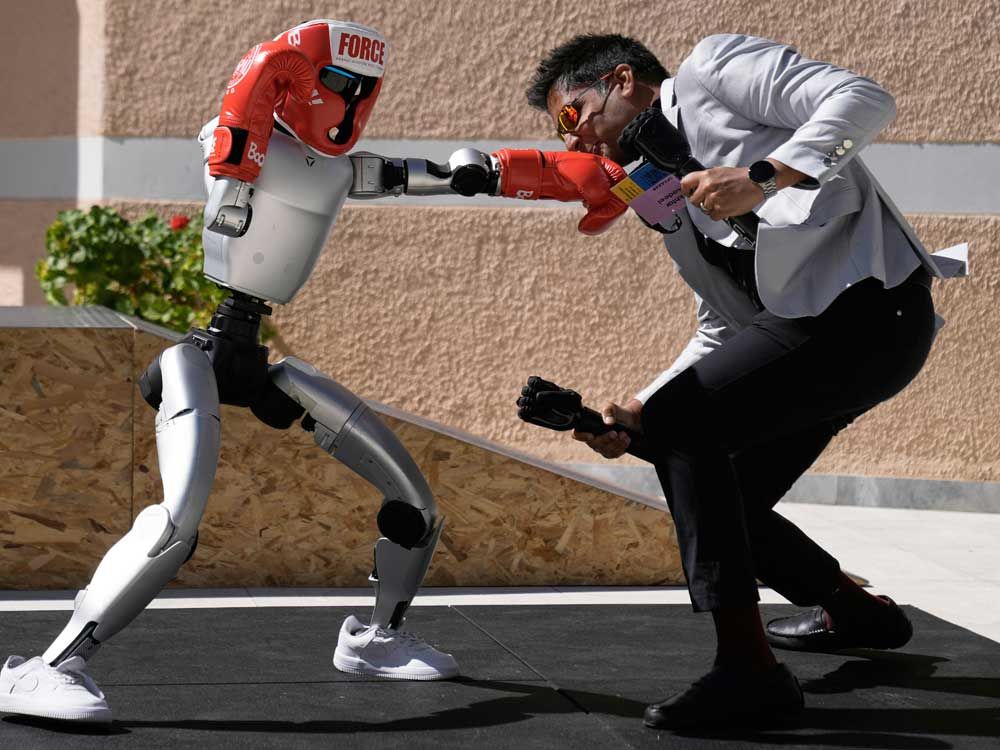 Humanoid robots showcase skills at Ancient Olympia | Toronto Sun