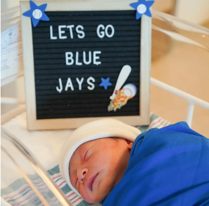 Oakville dad watches Jays historic Game 6 with newborn son in hospital ...