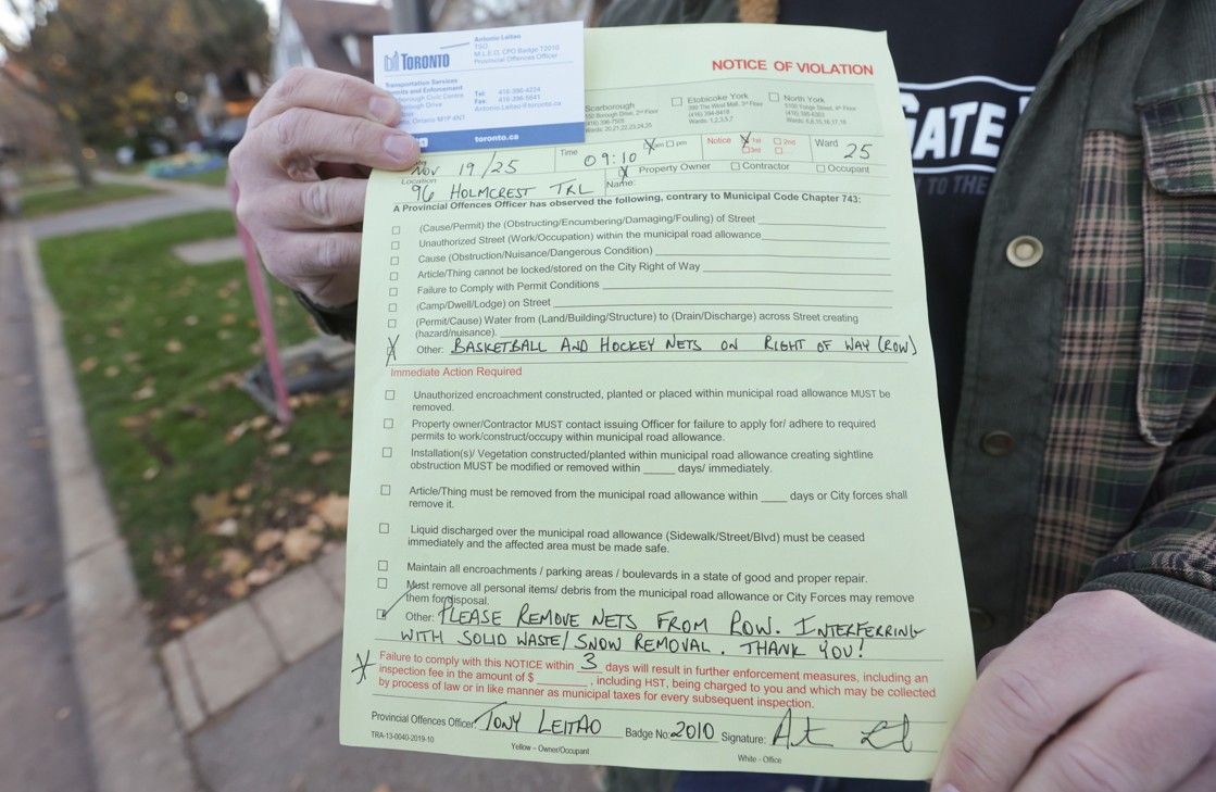 City orders kids' basketball, hockey nets removed but encampments stay ...