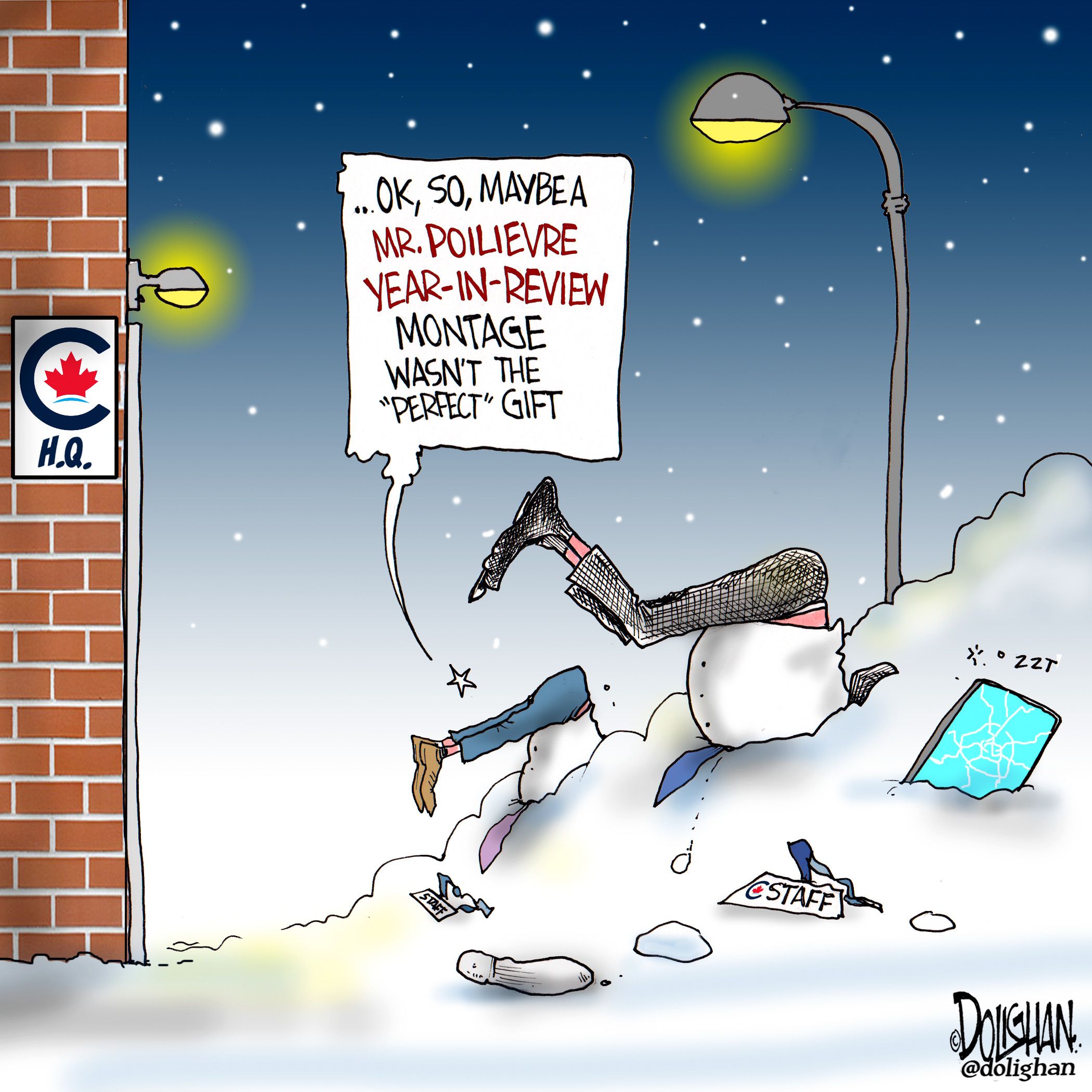 Tim Dolighan cartoon, Dec. 27, 2025 | Toronto Sun