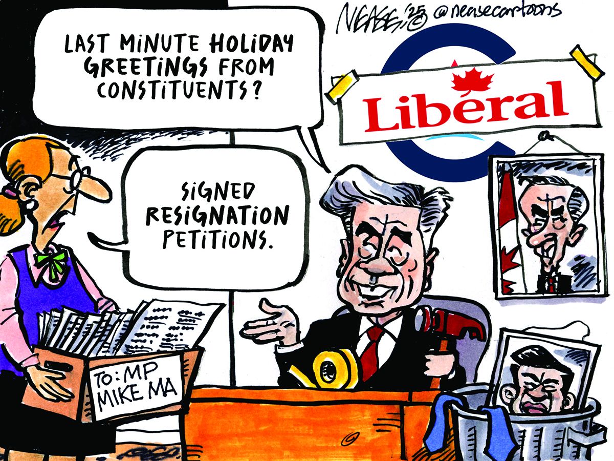 Steve Nease cartoon, Dec. 24, 2025 | Toronto Sun