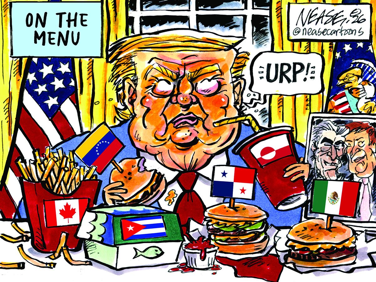 Steve Nease cartoon, Jan. 16, 2026 | Toronto Sun