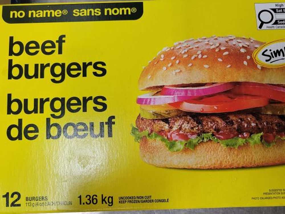 No Name beef burgers recalled due to possible E. coli contamination ...