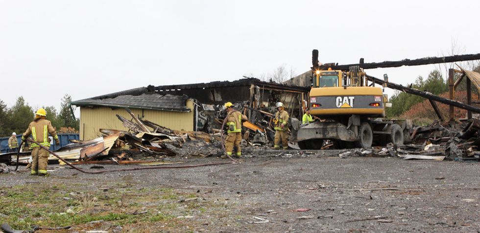 Arrest made in Hwy. 38 fire | The Kingston Whig Standard