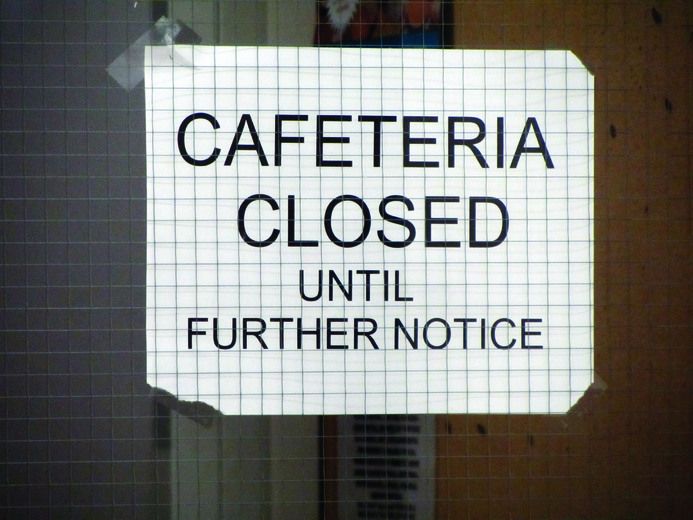 Provincial Building cafeteria closed | The Graphic Leader