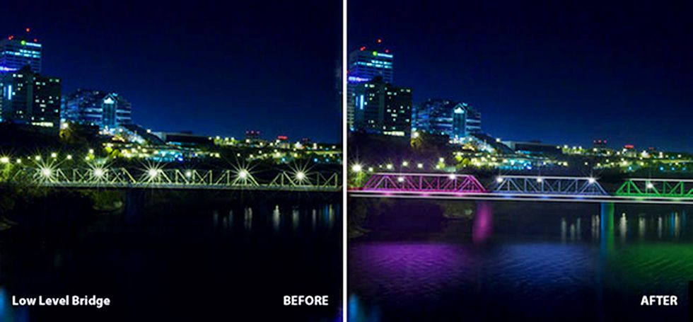 Edmonton High Level Bridge lighting proposal could be funded through ...