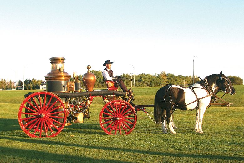 Classic fire engine rolled out for fireman’s ball | Wetaskiwin Times