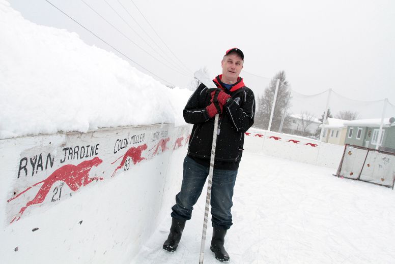Chris Sierzputowski used boards from the legendary Mike Zuke rink when ...