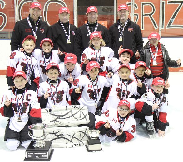 Novice Grizzlies win 4th straight OMHA title | The Community Press