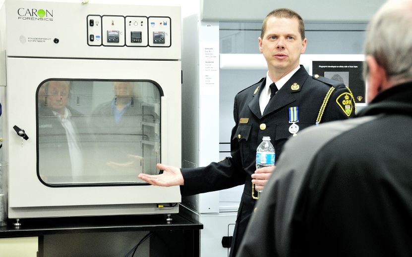 OPP forensic identification lab using state-of-the-art technology ...