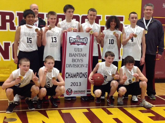 No. 1 bantam boys celebrate OBA gold medal | Brantford Expositor