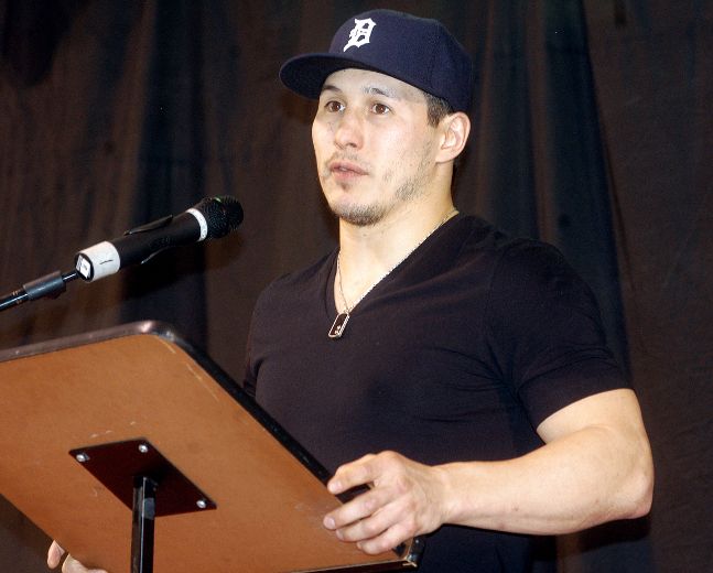 Red Wings' Tootoo visits Walpole Island | The Sarnia Observer