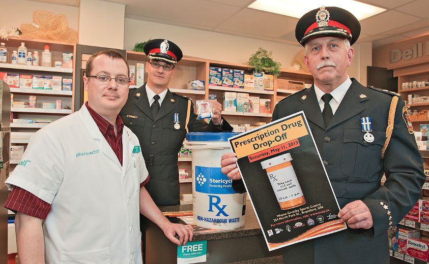 Police, pharmacy team up for drug drop-off day | Brantford Expositor