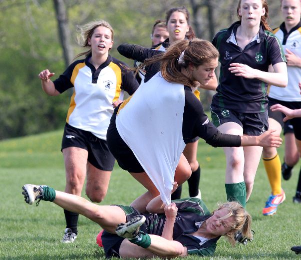 Knights, Golden Eagles in girls rugby final | The Kingston Whig Standard