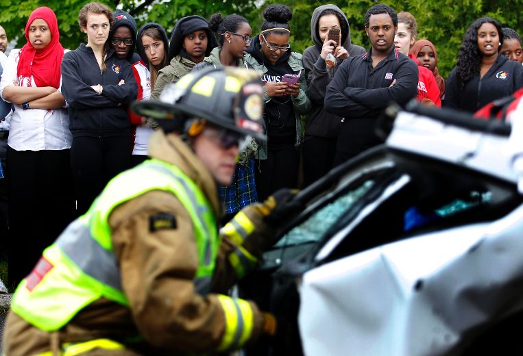 Emergency crews deliver lesson to Louis Riel students | Ottawa Sun