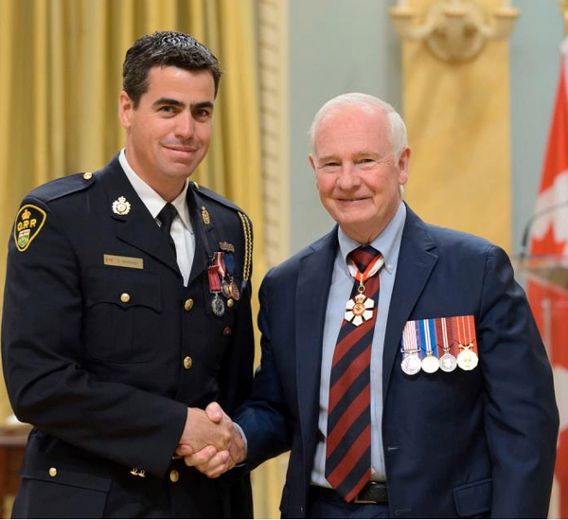 OPP officer honoured for bravery | The Kingston Whig Standard