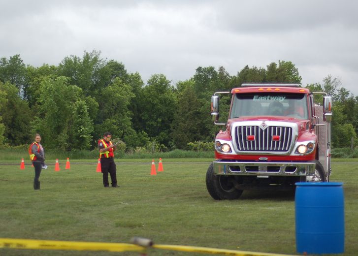 Impressive skills behind wheel at fire truck rodeo | Cornwall Standard ...