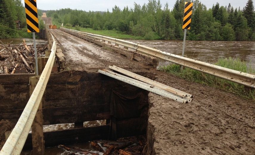 Firebag River Bridge campers stranded again after repairs fail | Fort ...