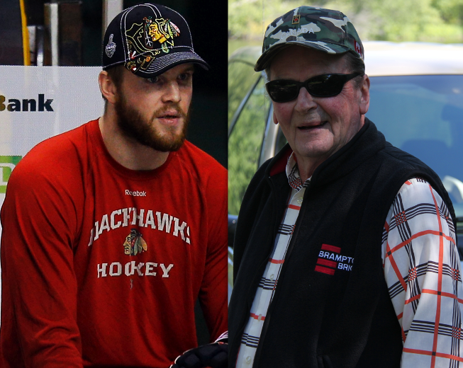Blackhawks' Bryan Bickell came to aid of Ontario senior struck by ...