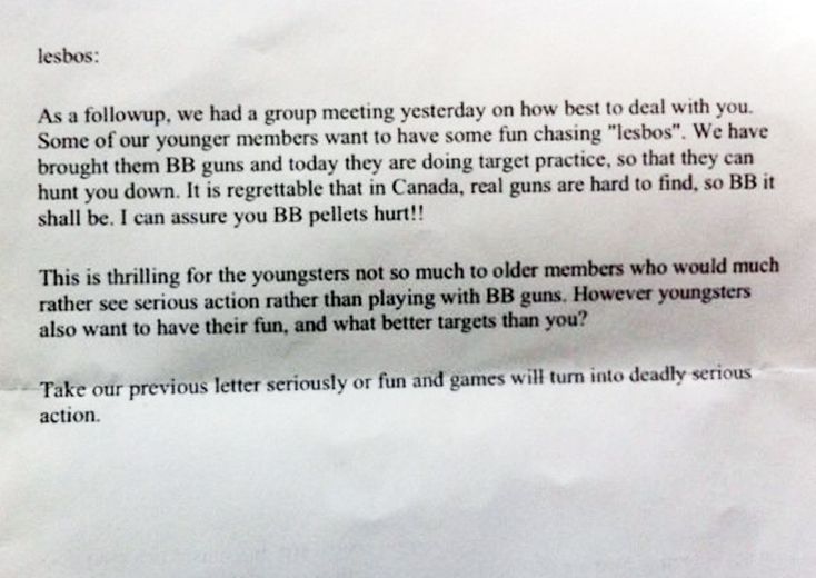 Hate letters 'cowardly,' mayor says | The Kingston Whig Standard