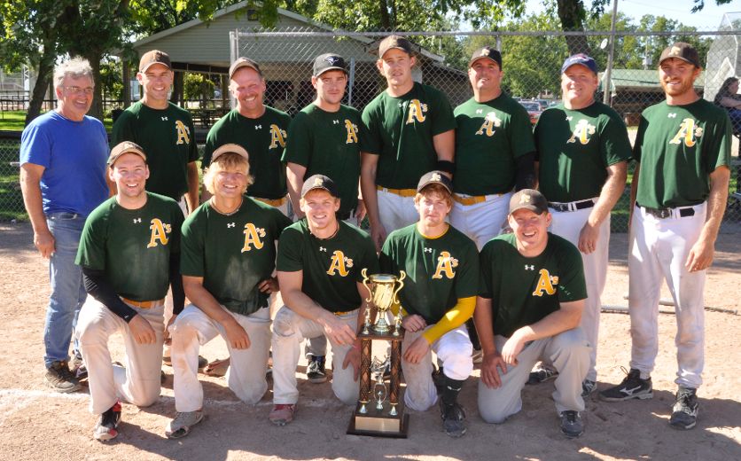 A's claim first-ever Huron fastball title | Mitchell Advocate