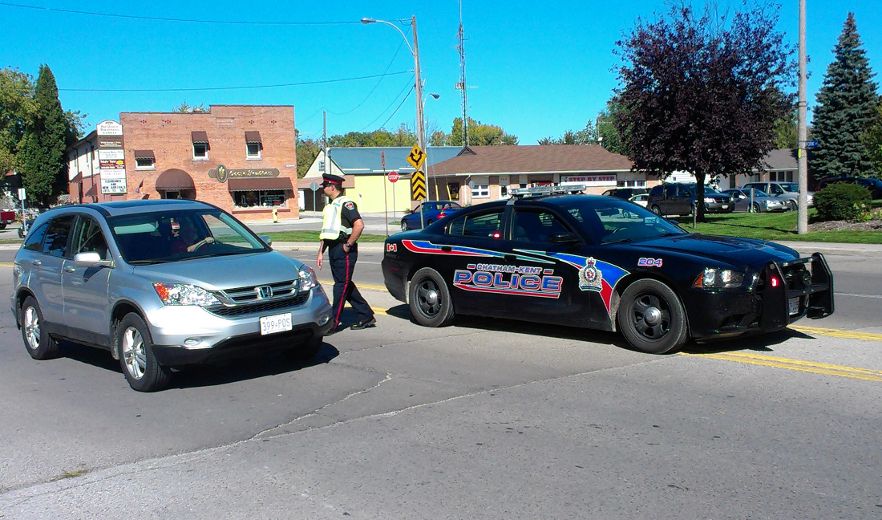 Police making sure seat belts are worn | Wallaceburg Courier Press