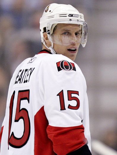 NHL forward Dany Heatley ends legal battle with Ottawa Senators ...