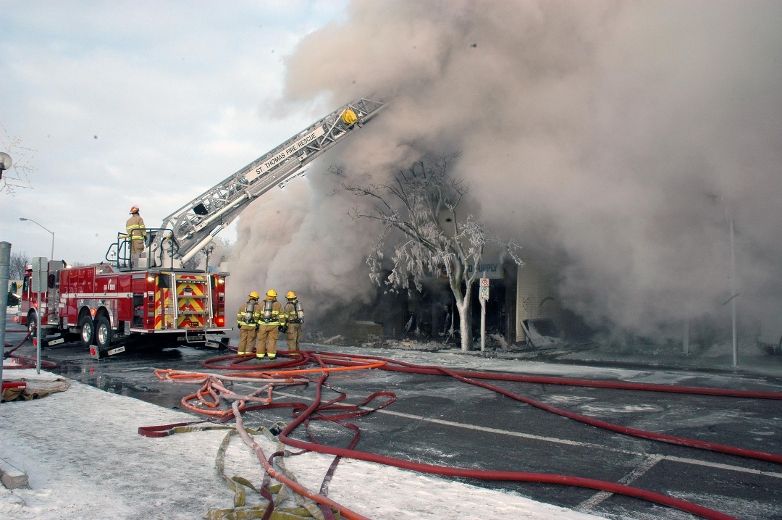 Second major downtown fire in 12 hours casts pall of smoke over St ...