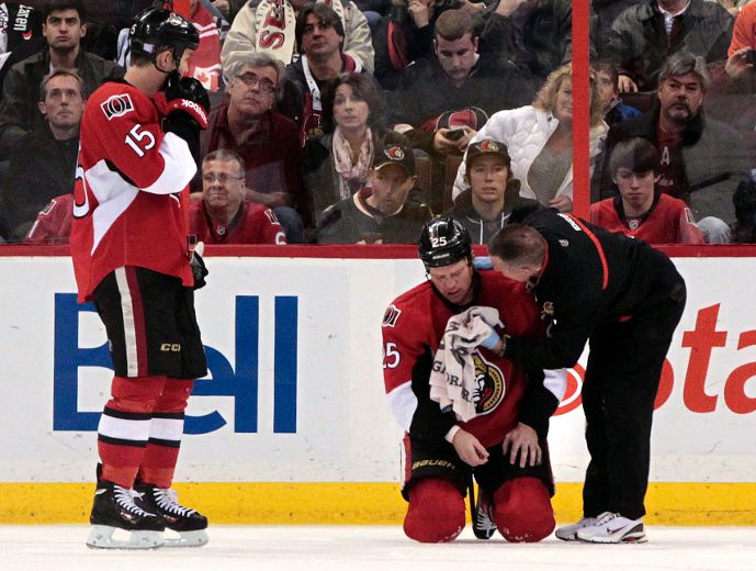 Ottawa Senators tough guy Chris Neil has definitely made his mark on ...