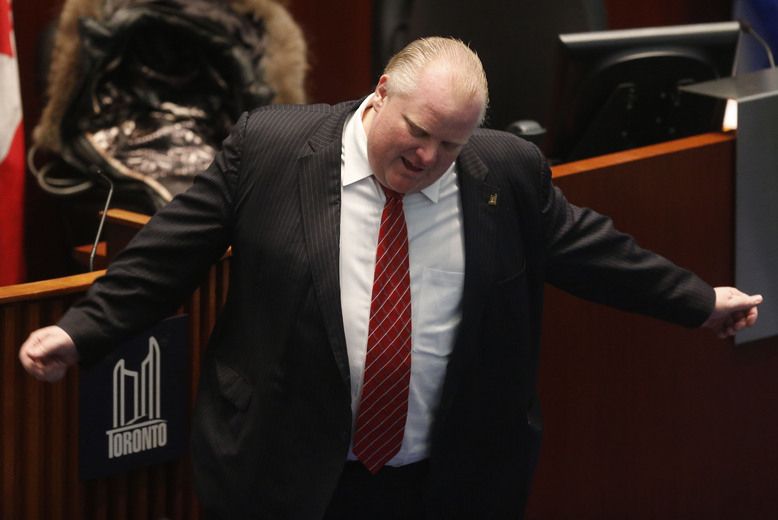 Mayor Rob Ford dances during council meeting | Toronto Sun
