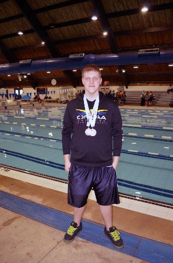 St. Joseph's Catholic High School swimmer Zack Griffith a double ...