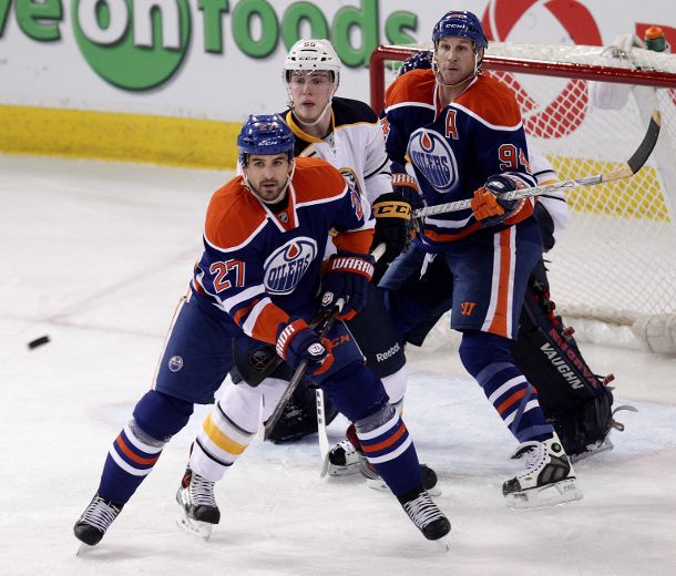 Even though he wasn't in Oilers lineup, tough guy Steve MacIntyre glad ...
