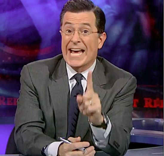 Colbert so funny. Me so stupid. | Toronto Sun