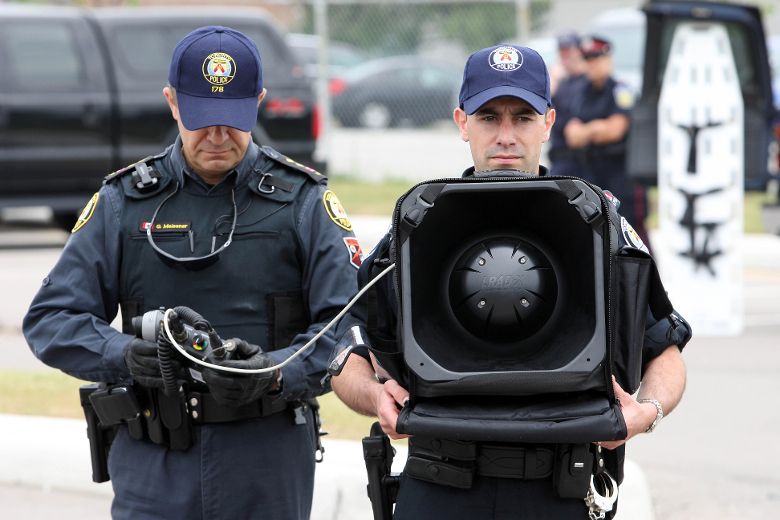 Montreal cops purchase sound cannons | Toronto Sun