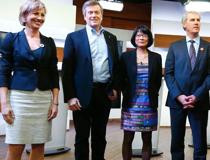 Mayoral Candidates Gridlocked Over Scarborough Subway Toronto Sun