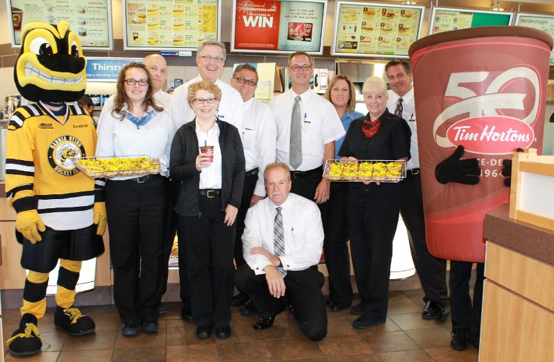 Sarnia Sting join forces with Tim Hortons | The Sarnia Observer
