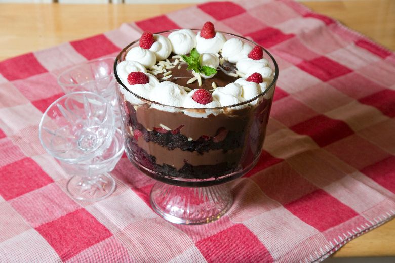 Chocolate raspberry trifle recipe perfect for summer entertaining ...