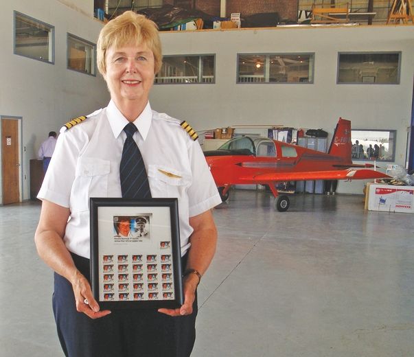 Canada's first female commercial airline pilot stamped into history ...