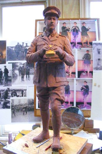 The story, process and meaning behind sculpting war hero's image ...