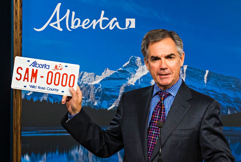 Plans for new licence plates killed by Alberta Premier Jim Prentice ...