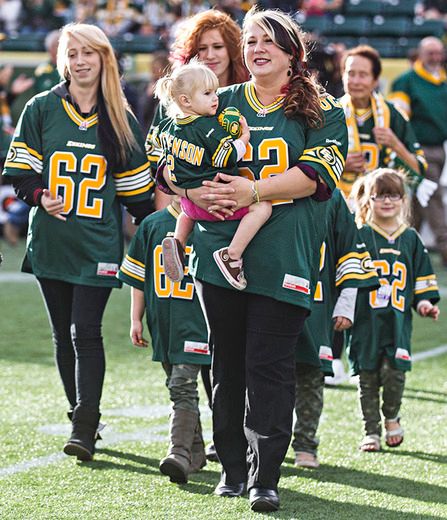 Former Eskimos offensive linemen Hec Pothier and Bill Stevenson ...